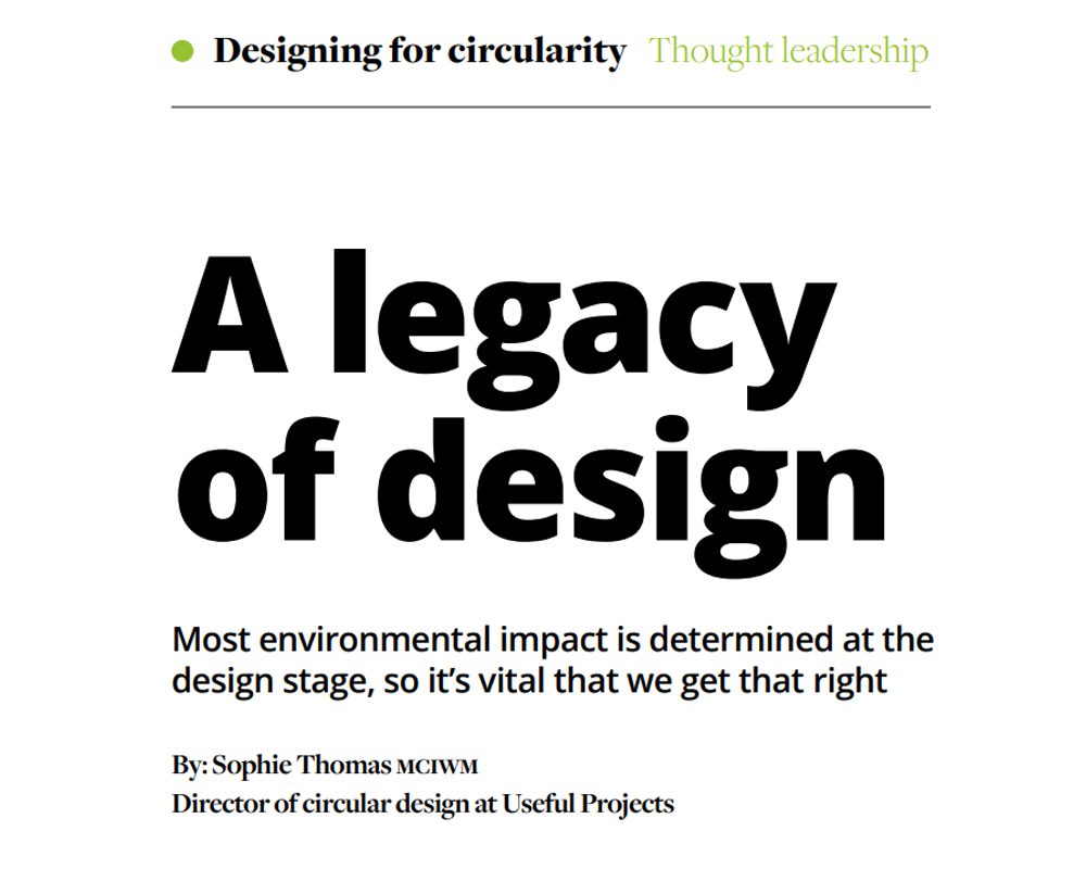 A legacy of design - Useful Projects